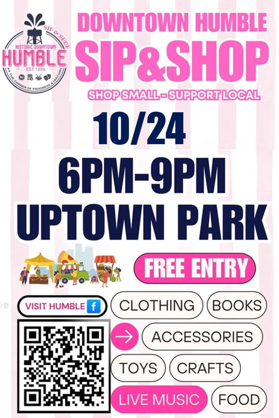 DOWNTOWN SIP & SHOP | Visit Humble, Texas